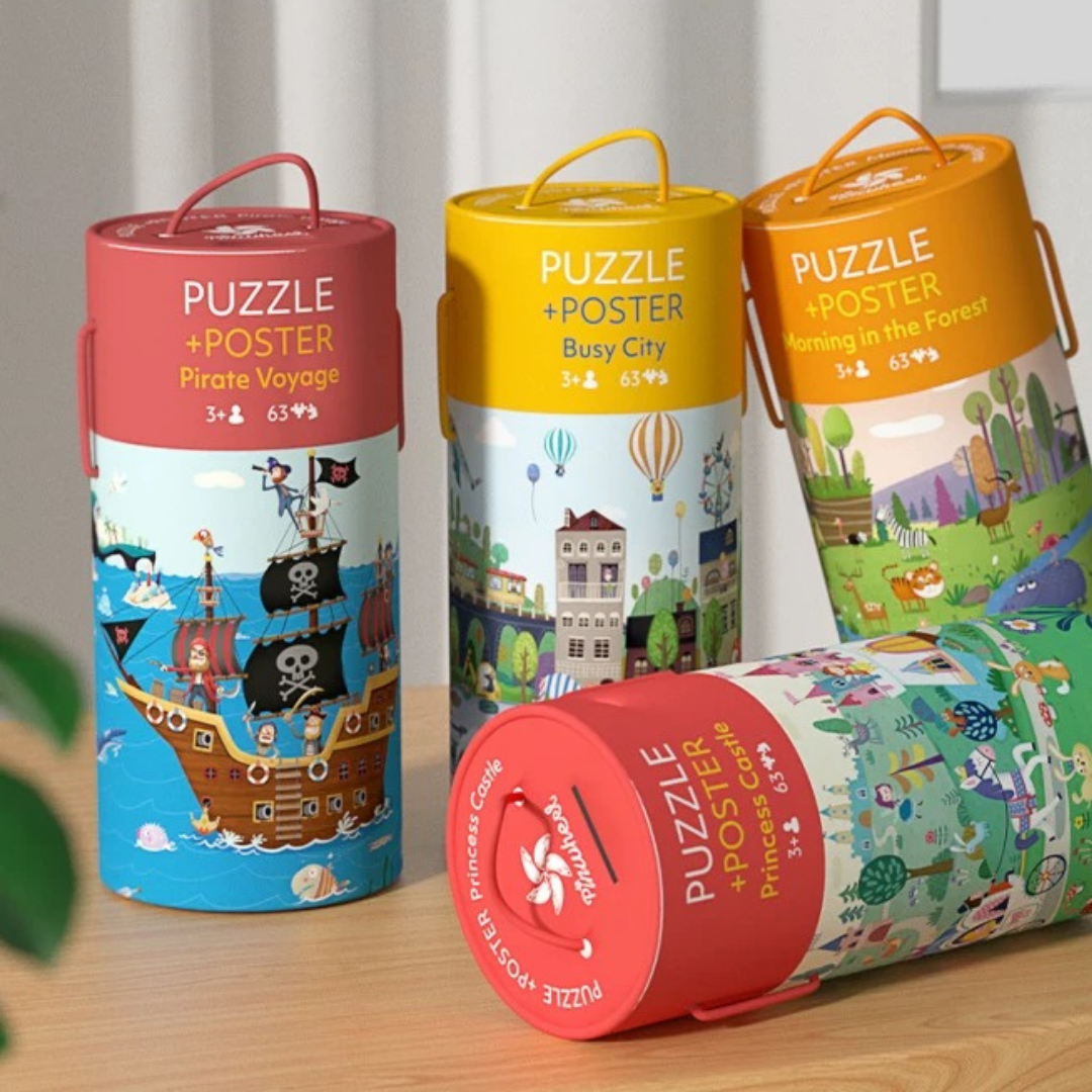 Tiny Explorers Puzzle Set – Mini Mighty